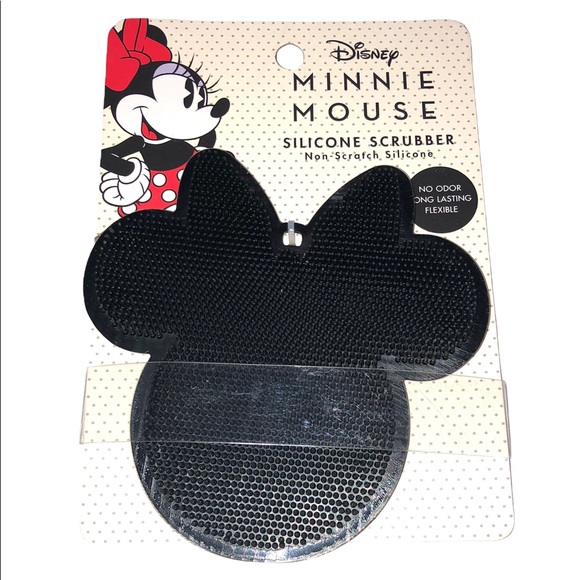 Disney | Kitchen | Disney Silicone Scrubber Minnie Mouse Black Kitchen ...